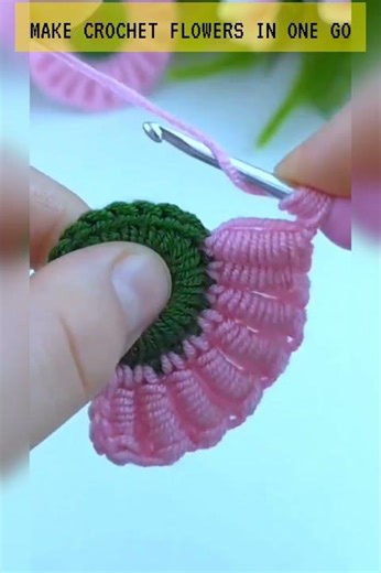 The Secret to Perfectly Wavy Crocheted Flower Petals! 3D Embossed Technique #crochet