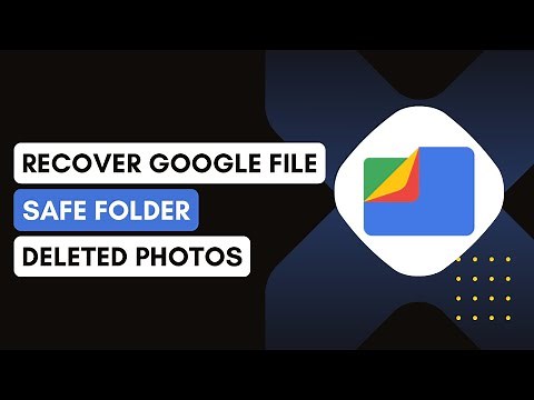 Google Files Safe Folder Delete Photo Recovery !