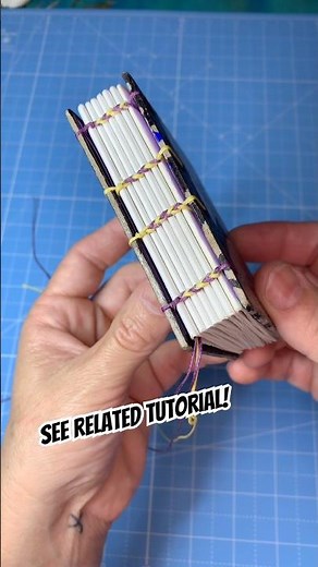 NEW TUTORIAL! Double Needle Coptic Stitch - with Kettle Stitch!