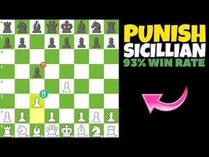 Punish the Sicilian Defense with the Alapin Variation | Winning Chess Strategy!