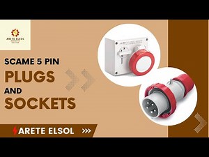 SCAME 20/32A 5 PIN INTERLOCKED SOCKETS AND PLUGS IP66/IP67