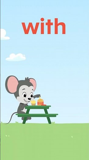 Kindergarten Sight Words: With | ABCmouse #learning #education #sightwordsforkids #kindergarten