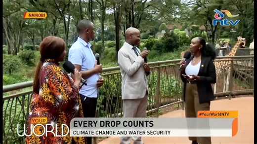 4.9K views · 125 reactions | Every Drop Counts: Even though we have a lot of water in terms of lakes and oceans, the amount of water we have for portable use is limited ~ Levis Kavagi from UNEP. #YourWorldNTV | NTV Kenya | Facebook