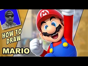 How to Draw Mario - Super Mario Bros. | Narrated Easy | Step by Step!