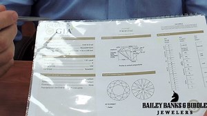 HAPPY FRIDAY! Today we have Matt explaining what a GIA diamond certificate is and why it's important! Did you learn anything new in this video? Leave us a comment with what you've learned! | Bailey Banks & Biddle