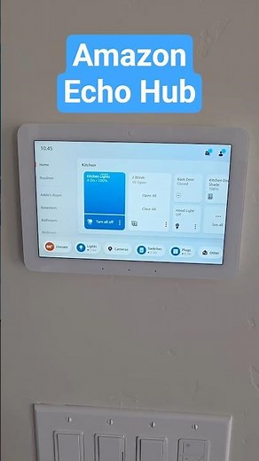 Echo Hub is the control center for your Alexa smart home