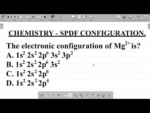 Electronic Configuration: SPDF Configuration of Elements and Ions Chemistry Question and Solution.