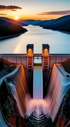 Building a Modern Wonder: 24s Mega Dam Construction Timelapse! 🌊🏗️