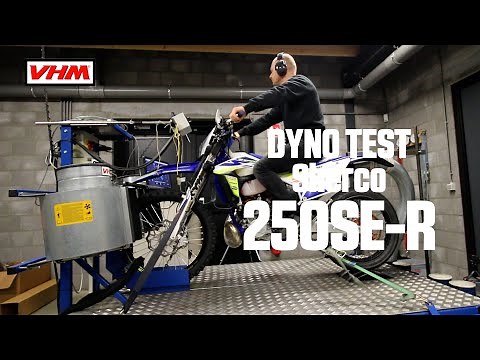 Dyno test Sherco 250SE-R with VHM cylinder head