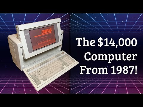 The $14,000 Computer From 1987 - Compaq Portable 386 !