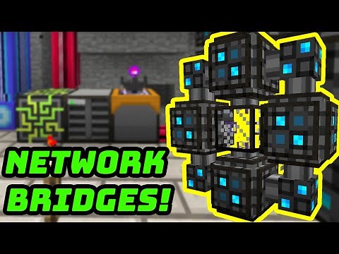 How To Use Quantum Ring/Bridges | AE2 Minecraft 1.12.2