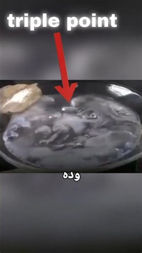 المايه ممكن تتجمد و تتبخر و تسيح في نفس الوقت