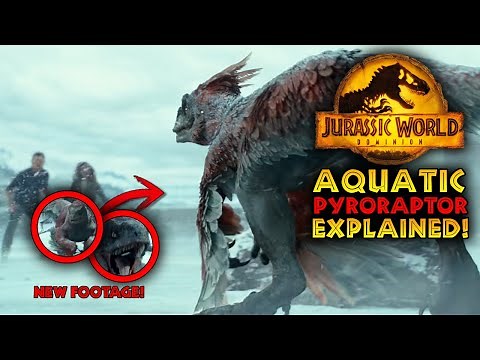 NEW TV SPOT FOOTAGE! SWIMMING PYRORAPTOR EXPLAINED! - Jurassic World Dominion