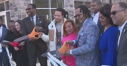 T.I., Atlanta mayor cut ribbon on new affordable housing complex