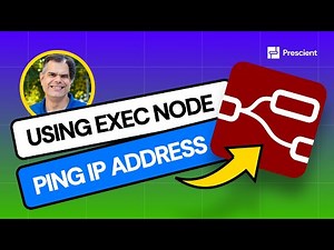 Prescient: How to PING IP ADDRESS Using EXEC NODE | Node-RED