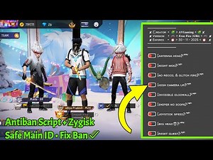 Free Fire Antiban Mod Zygisk+Script Free AimBot Headshot 🎯 Esp Location etc | AVGaming