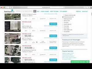 How To Find Preforeclosure homes on Video