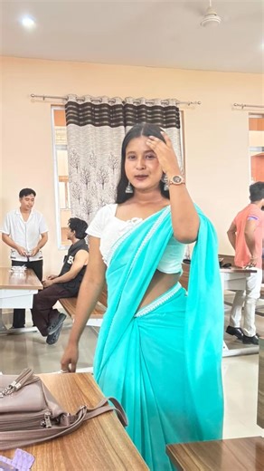 Simple Saree Look 💚 Grace in SimplicityNormal Saree, Natural BeautyEveryday Saree Look | Simple