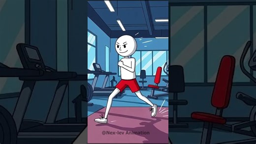 Fitness Motivation Animation | Gym Shorts