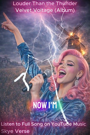 Louder Than the Thunder (feat. Rebecca Morgan) — Skye Verse | Velvet Voltage | Empowering Pop Anthem