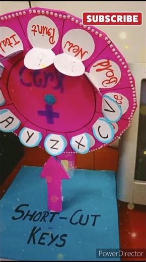 Computer Working Model | Model on Shortcut Keys | #shorts #model #workingmodel #computer #trending