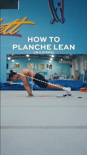 HOW TO PLANCHE LEAN (in 5 steps) #calisthenics #tutorial