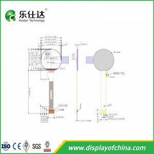 [Hot Item] 0.99inch Round TFT LCD Display with Gc9107 Controller