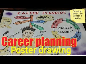 career planning poster drawing #careerplanning #career #careerguidance #careergoals #posterdrawing