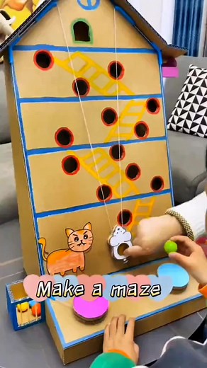 DIY Handmade Maze for Kids