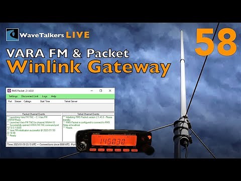 Setting Up A VARA FM and Packet Winlink Gateway – WaveTalkers LIVE 58