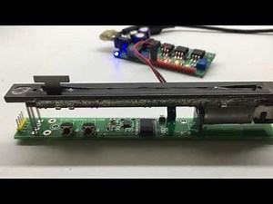 MOTORIZED SLIDE POTENTIOMETER DRIVER CIRCUIT TESTING