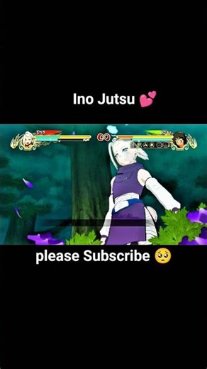 Ino Jutsu Naruto Ultimate Ninja storm Gameplay #narutoultimateninjastorm #ino #naruto #shorts