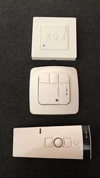 elero LumeroTel 2 Handsender - Einlernen von elero Motoren m. Wandsender UniTec 868 und MonoTec 868.