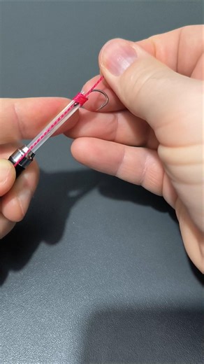 Make a tool like this for tying hooks.