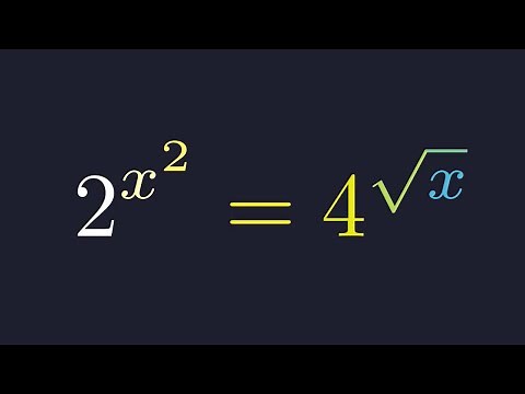 The Elegant Trick That Solves This Scary Exponential Equation