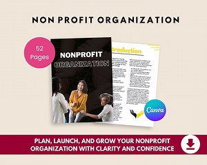 Non-profit Organization Kit | Start a Nonprofit, Fundraising & Planning Templates | Digital Download - Etsy