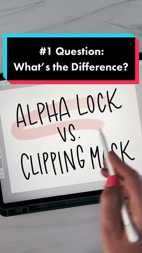 Alpha Lock vs. Clipping Mask: Procreate Tips & Tutorials