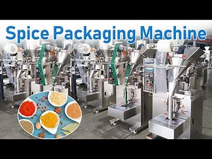 Spice powder packing machine working video | Efficient & customizable packaging for spices