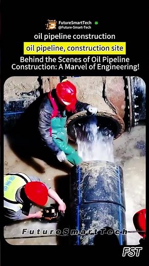 Behind the Scenes of Oil Pipeline Construction: A Marvel of Engineering!