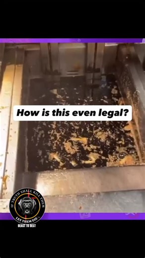 PRIME PHYSIQUE | HEALTH | BIOHACKING | GYM on Instagram: "Why frying oil turns black 🍟🖤 Because it’s used over and over again at very high temperatures. Heat + oxygen + food residues cause oxidation, polymerization, and carbon buildup. Each fry cycle degrades the oil, darkens it, and creates harmful byproducts. Dark oil = old oil. Your body notices. 🧠🔥 #FoodScience #FryingOil #ProcessedFood"