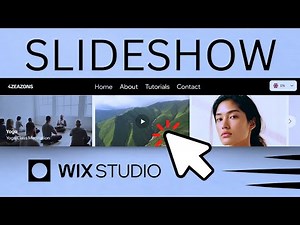 How To Create Clickable Slideshow Gallery in Wix Studio 🔳 Image/Video Slider Loop ↔️