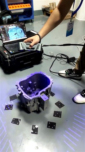 SHINING 3D on Instagram: "#metrologymonday Today, we're putting the SHINING 3D FreeScan Combo 3D scanner to work on a transmission housing for high-accuracy inspection. Capturing complex geometries with ease, it’s truly a portable, multifunctional, specialized tool for quality assurance in automotive manufacturing. With it and the SHINING3D Inspect software, the scan to inspection workflow is a breeze! #shining3dmetrology #3dinspection #qualitycontrol #3dscanning #3dscanner"