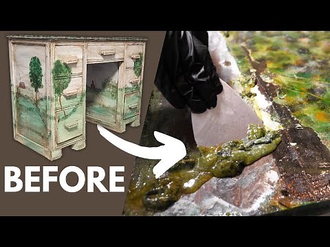 UNBELIEVABLE Desk Restoration | Refinishing & Repairing Vintage Furniture