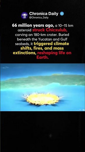 🌎The Deepest Crater: Chicxulub 66 Million Years Later