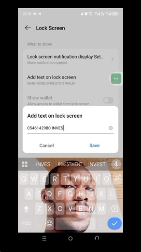 How To Write✍️ Your Name On Your Phone🤳 Lock Screen 👇👇👇👇 #fblifestyle Philip Solution Fans Page | Philip Solution