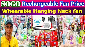 3.5K views · 54 reactions | Sogo Rechargeable Fan | Whearable Hanging...