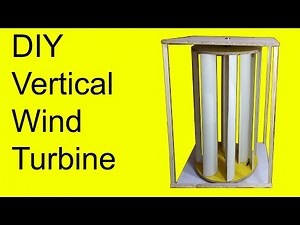 How to make pvc vertical wind turbine - diy Savonius wind turbine - how to make wind turbine