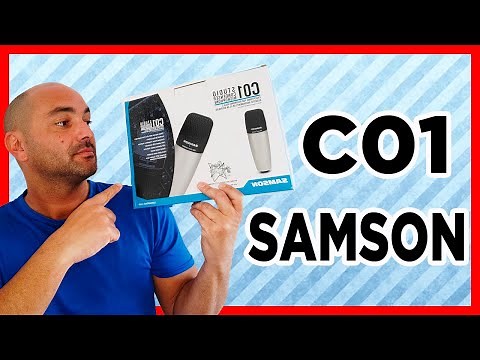 🔴Micrófono SAMSON C01 REVIEW🔴 // ✅Prueba de SONIDO SAMSON C01 // ✅Unboxin SAMSON C01 🎤¿BUENA COMPRA?