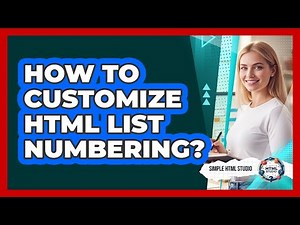 How To Customize HTML List Numbering?
