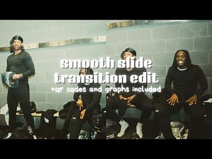 smooth slide transition edit tutorial on videostar + qr codes and graphs included